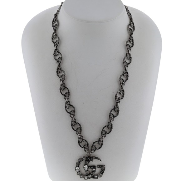 Gucci | Jewelry | Gucci Gg Crystal Necklace | Poshmark